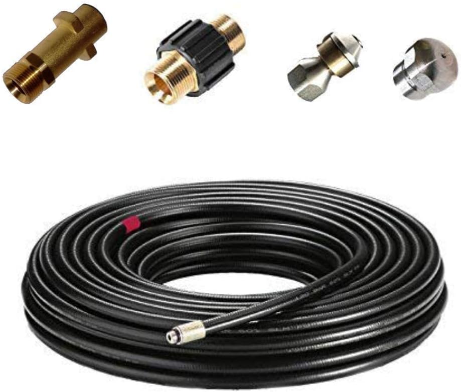 Hose Cleaning Hose – Professional Kit 5 Pieces for Kärcher Kränzle ...