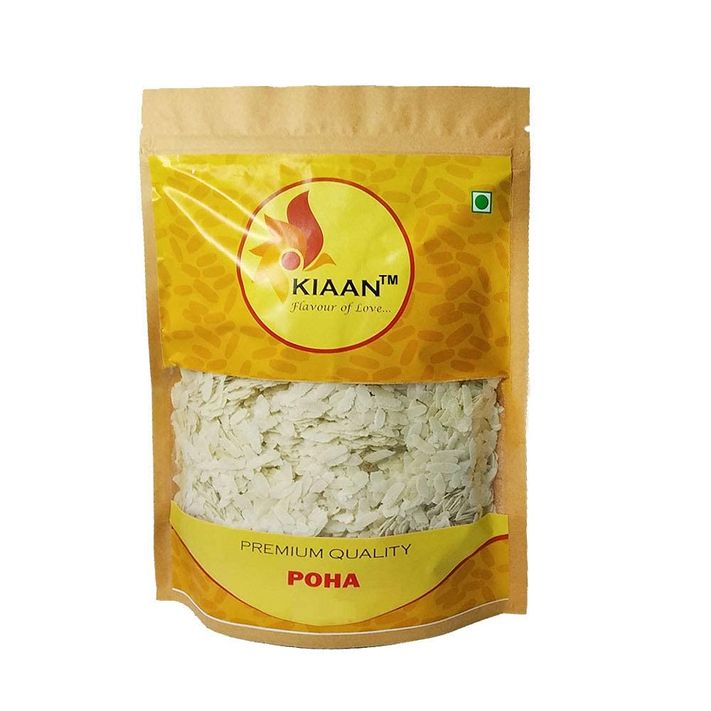 Buy Gannon Kiaan Rice Poha Thick y Ultra Pure High Fibre | Flattened ...
