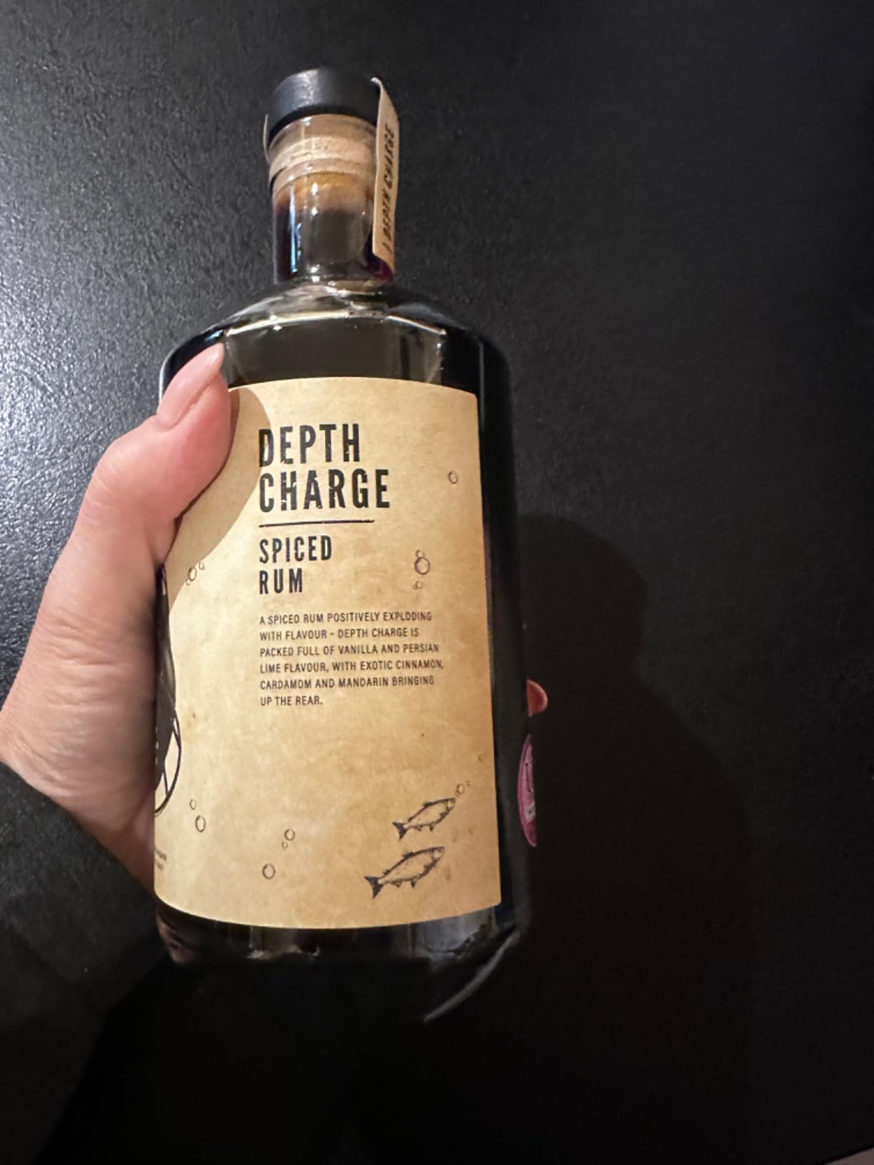 Depth Charge Spiced Rum, 70cl - 40% ABV Spiced Rum with Cinnamon and ...