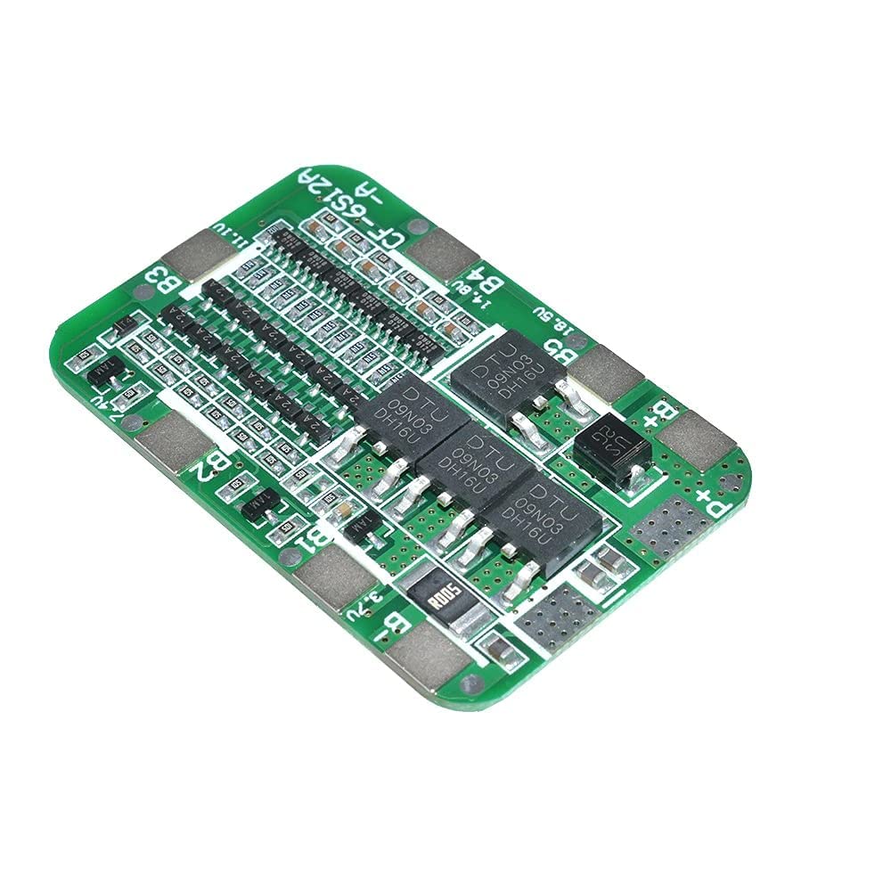 DHRUVPRO 6S 12A 24V PCB BMS Protection Board For 6 Pack 18650 Li-ion ...