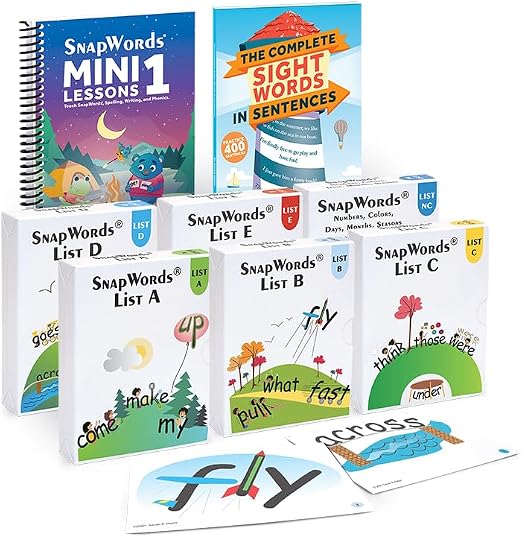 Amazon.com: SnapWords 306 Teaching Cards | ESL | ELL | Multisensory ...