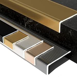 Amazon.com: MUGVFVCSQ 60inch Stair Edge Protector L-Shaped, Aluminum ...