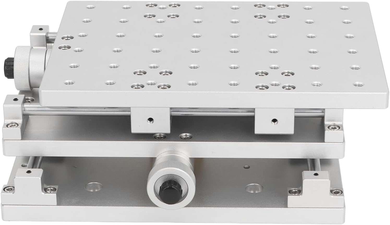 2 Axes Moving Workbench Aluminum Alloy Manual XY Axes Work Table for ...