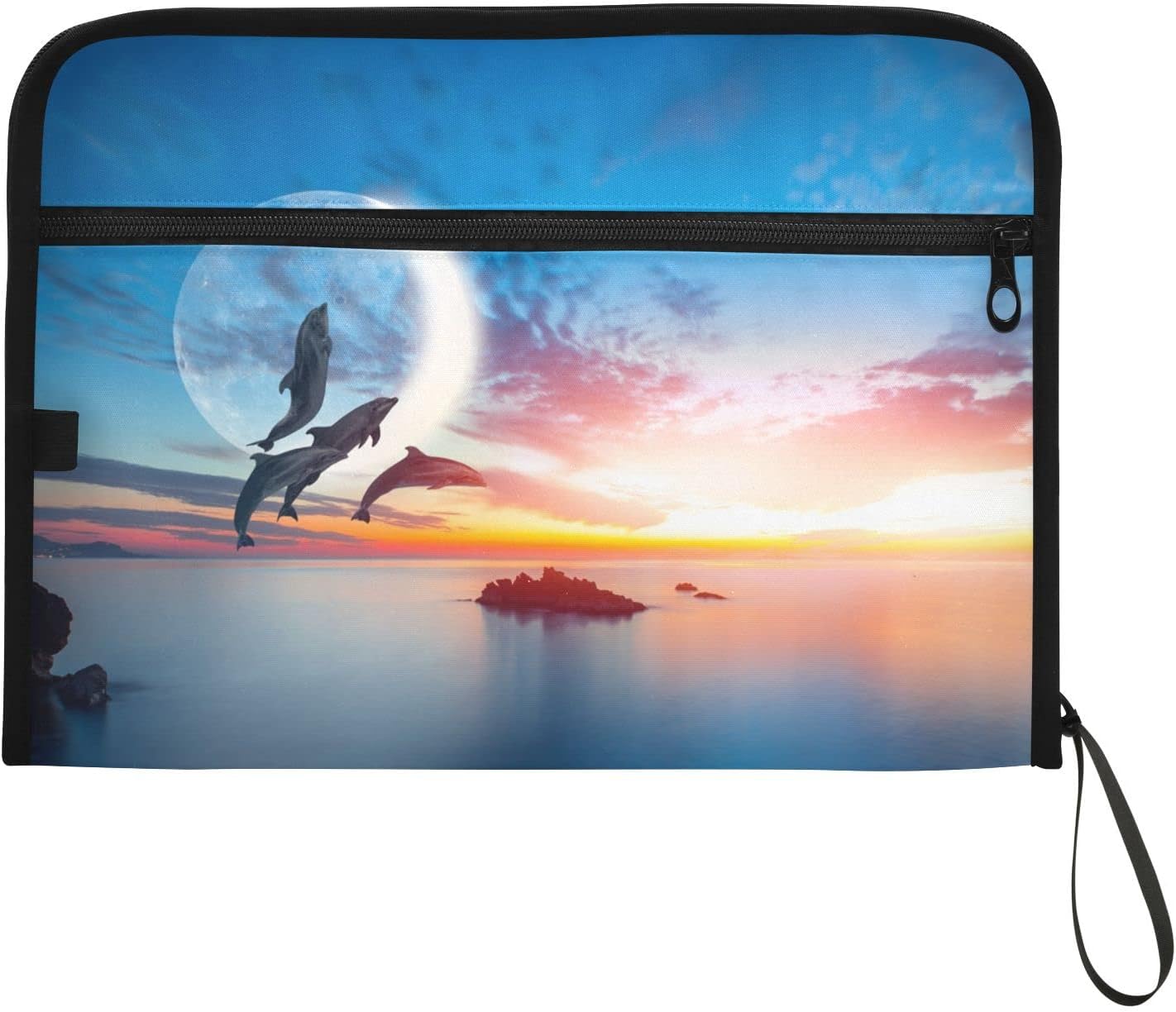 Dolphins Expanding File Folder for Documents A4 Letter Size Accordion ...