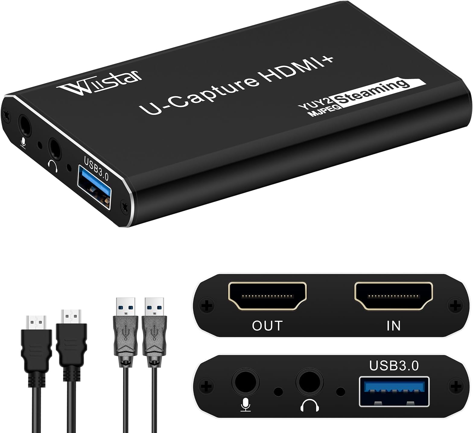 Amazon.com: 4K 60fps Audio Video HDMI Game Capture, Live Gamer Portable ...