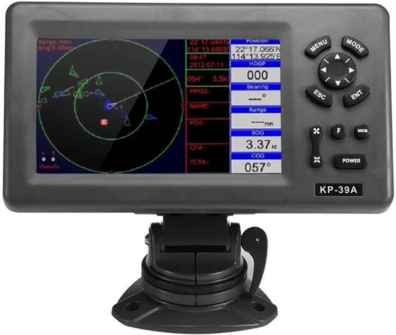 Instrument 7in Marine Boat GPS Navigator LCD Display Chart Plotter with ...