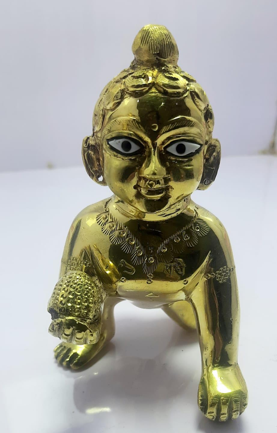 Buy VRINDAVAN LADDU GOPAL TRADERS Ashtdhatu Laddu Gopal Murti Natkhat ...