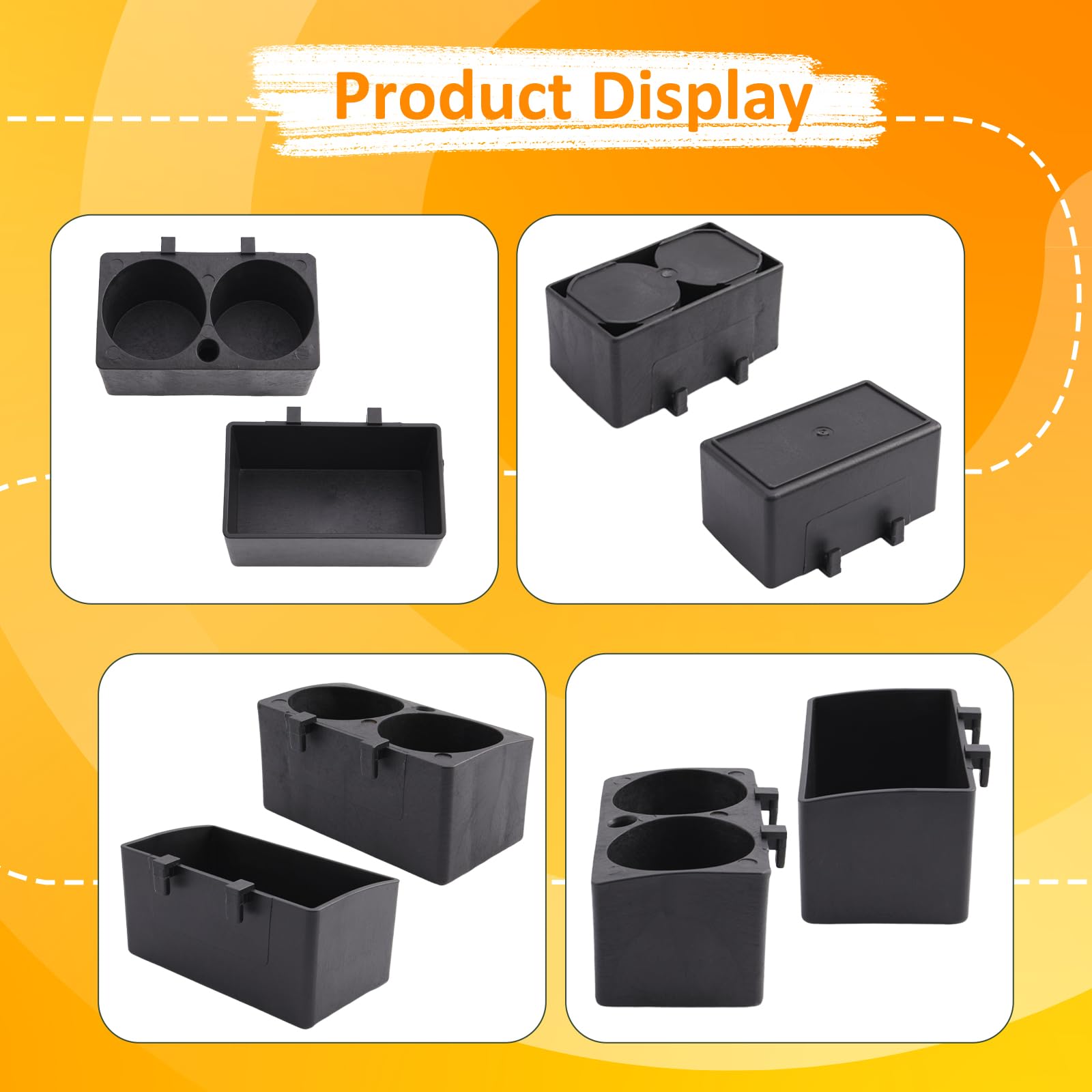 Snapklik.com : ELAFROS Utility Cart Accessory Kit Hanging Storage Box ...