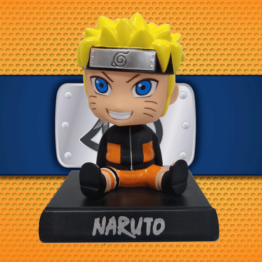 Newvent Super Hero Naruto Action Figure Bobblehead with Mobile Holder ...