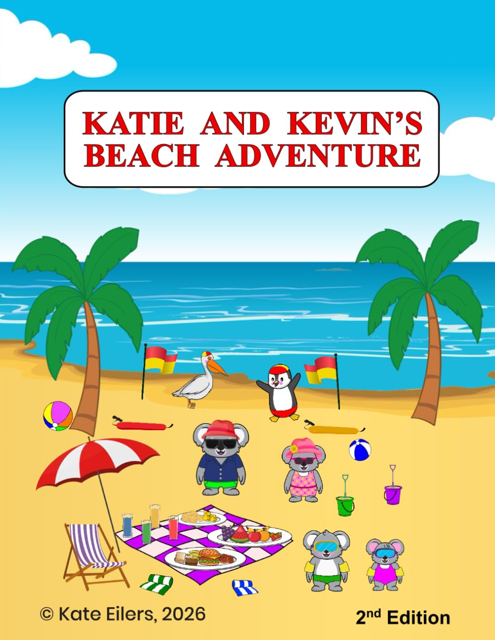 Katie and Kevin's Beach Adventure: Eilers, Kate: 9798242660724: Amazon ...