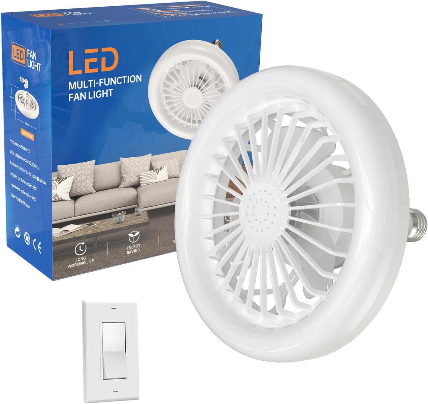 Amazon.com: MAGISOW Socket Fan Light Switch Control, 8 Inch E26 Base ...