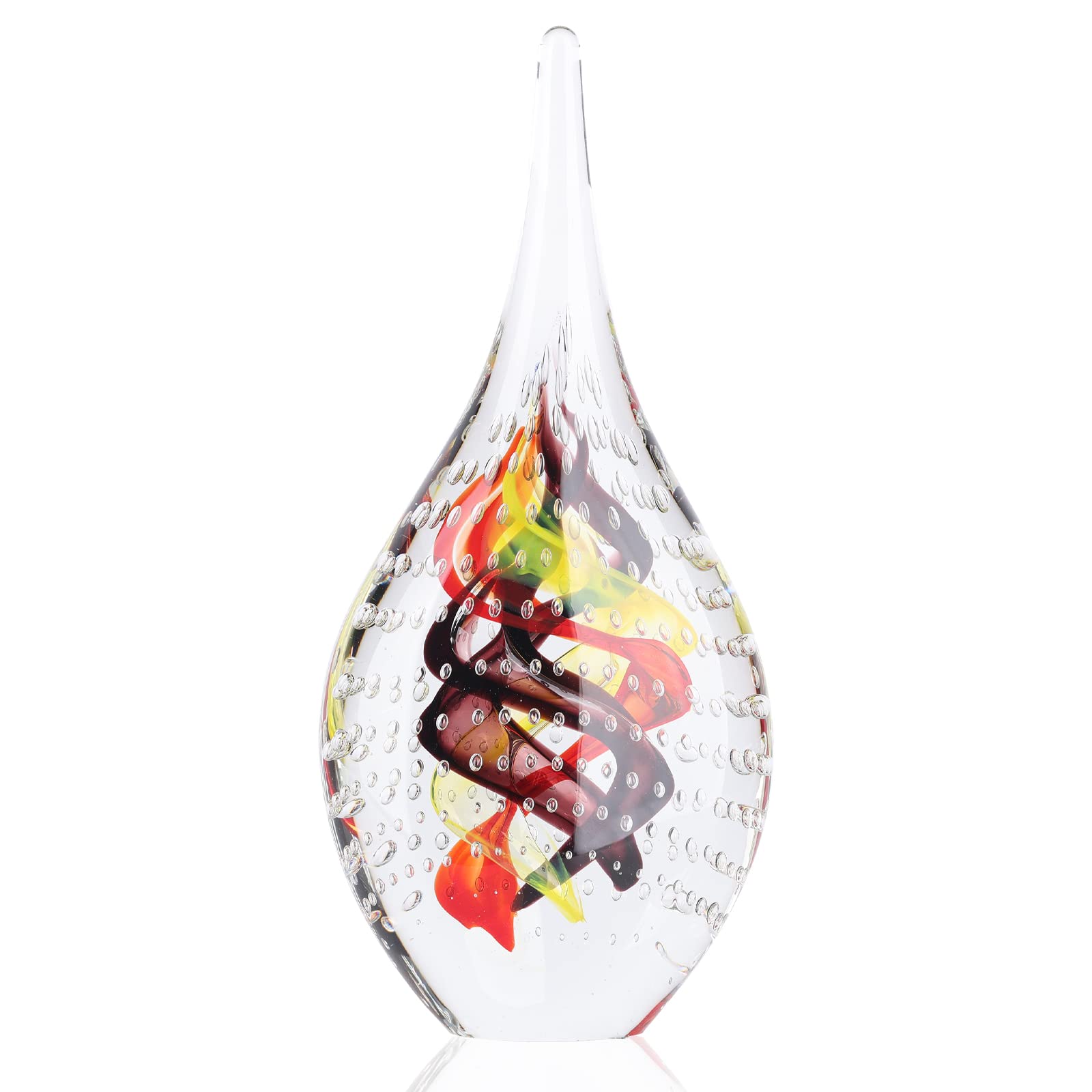 Amazon.com: DOVDOV Hand-Blown Glass Sculpture, Stained Creative Glass ...