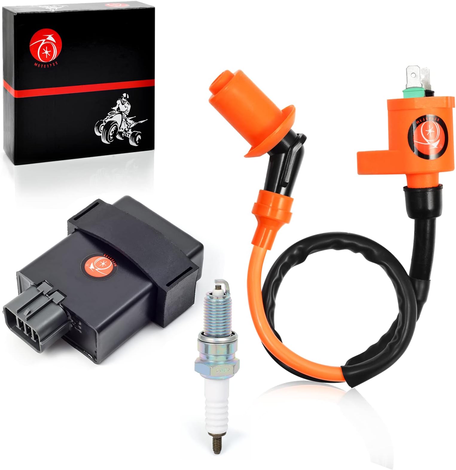 Amazon.com: Igniter CDI Box and Ignition Coil For Honda FourTrax 300 ...