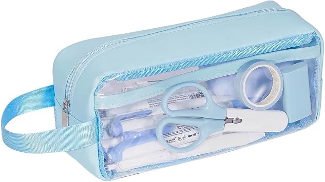 JIANYH Clear Pencil Case, Blue Pencil Case, Large Clear Pencil Case ...