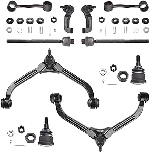 Amazon.com: ASTARPRO 10pcs Front Suspension Kit | Front Upper Control Arm and Lower Ball Joints ...