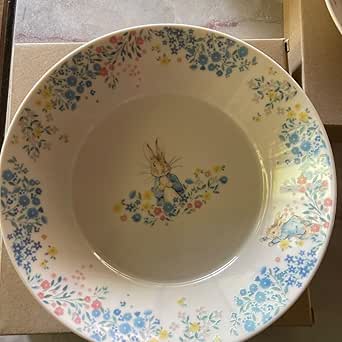 Amazon.co.jp: Daiso Collaboration Peter Rabbit Plush & Dinnerware Set ...