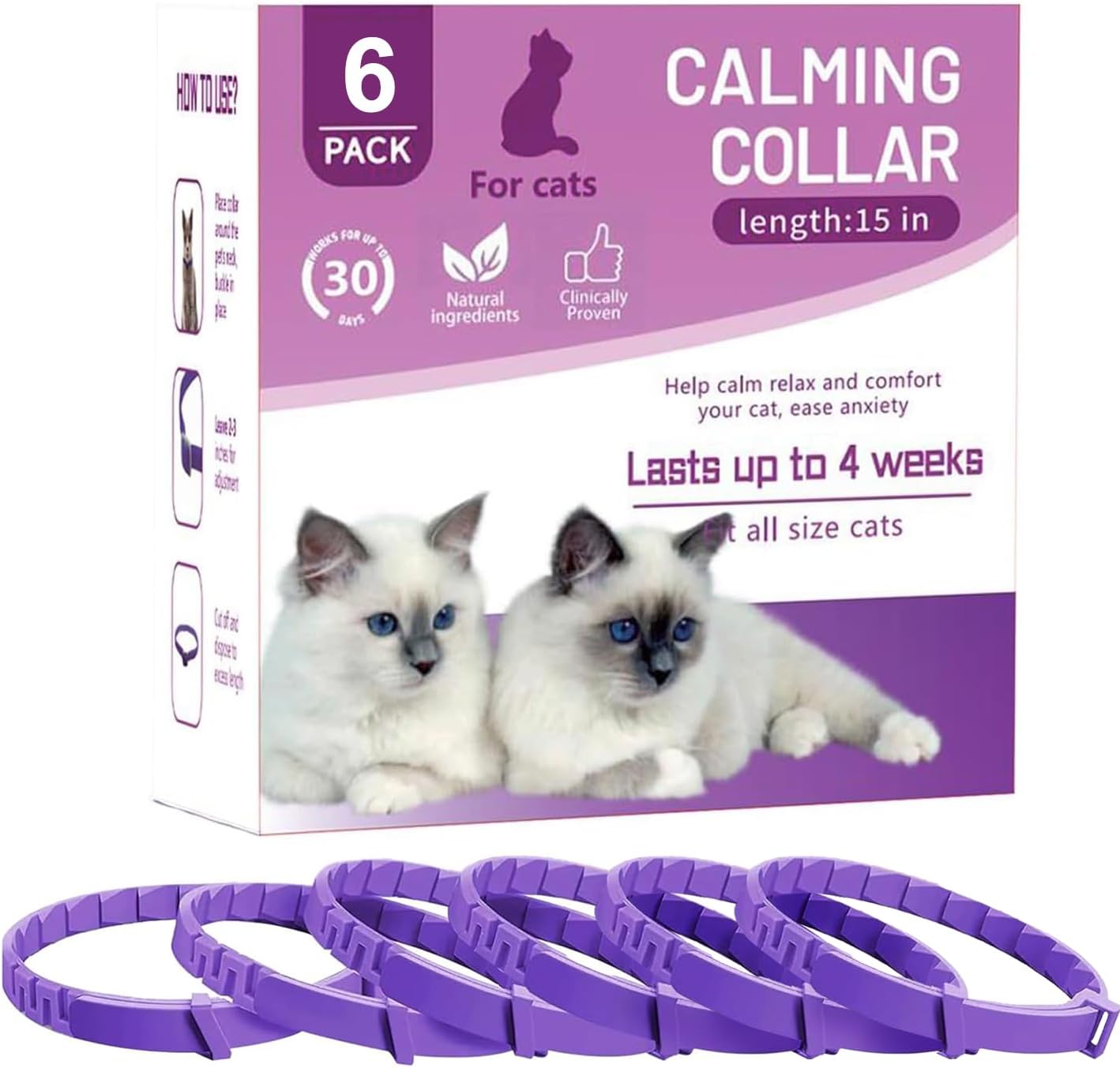 Pet Supplies : SENTRY PET Care Sentry Calming Collar for Cats, Long ...