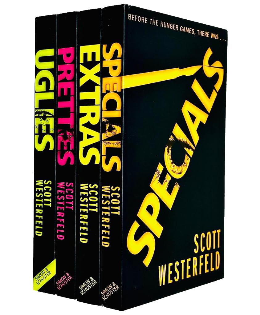 Uglies Series 4 Books Collection Set By Scott Westerfeld (Extras, Pretties, Specials & Uglies ...