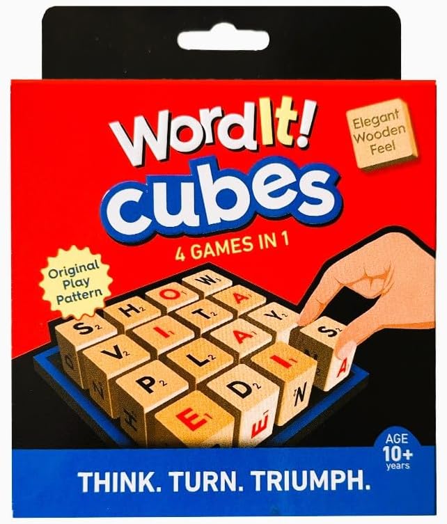 Buy WordIt! Cubes | Original Play Pattern | Eco-Friendly Wooden Word ...