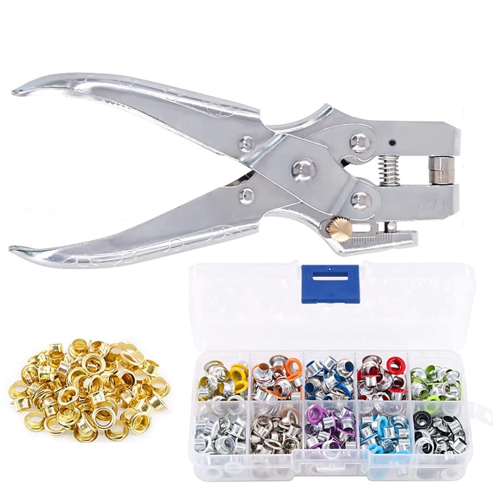 Naisfei 400 Pcs Metal Snaps Buttons with Fastener Pliers Press Tool ...