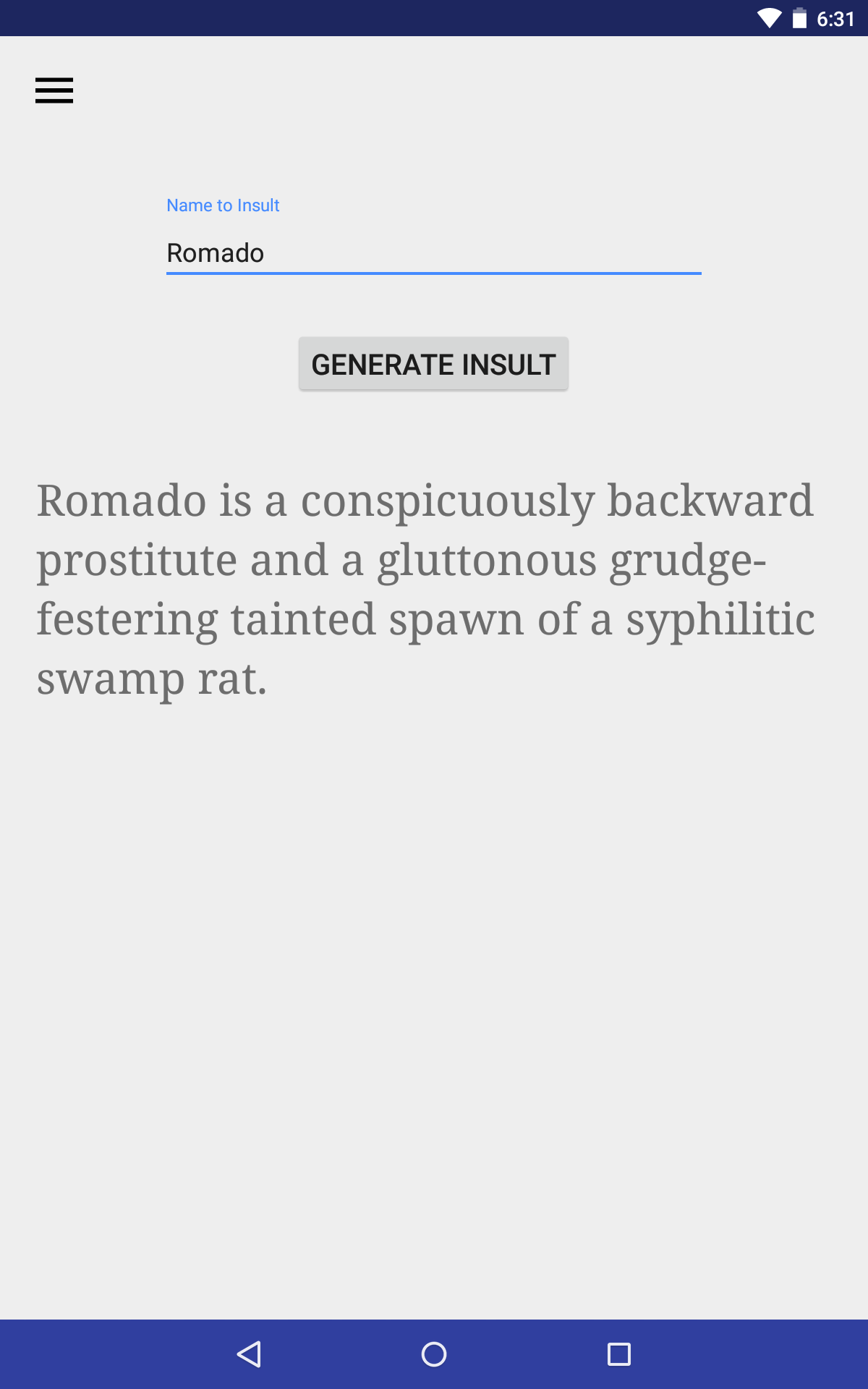 InGEN - Insult Generator - App on Amazon Appstore