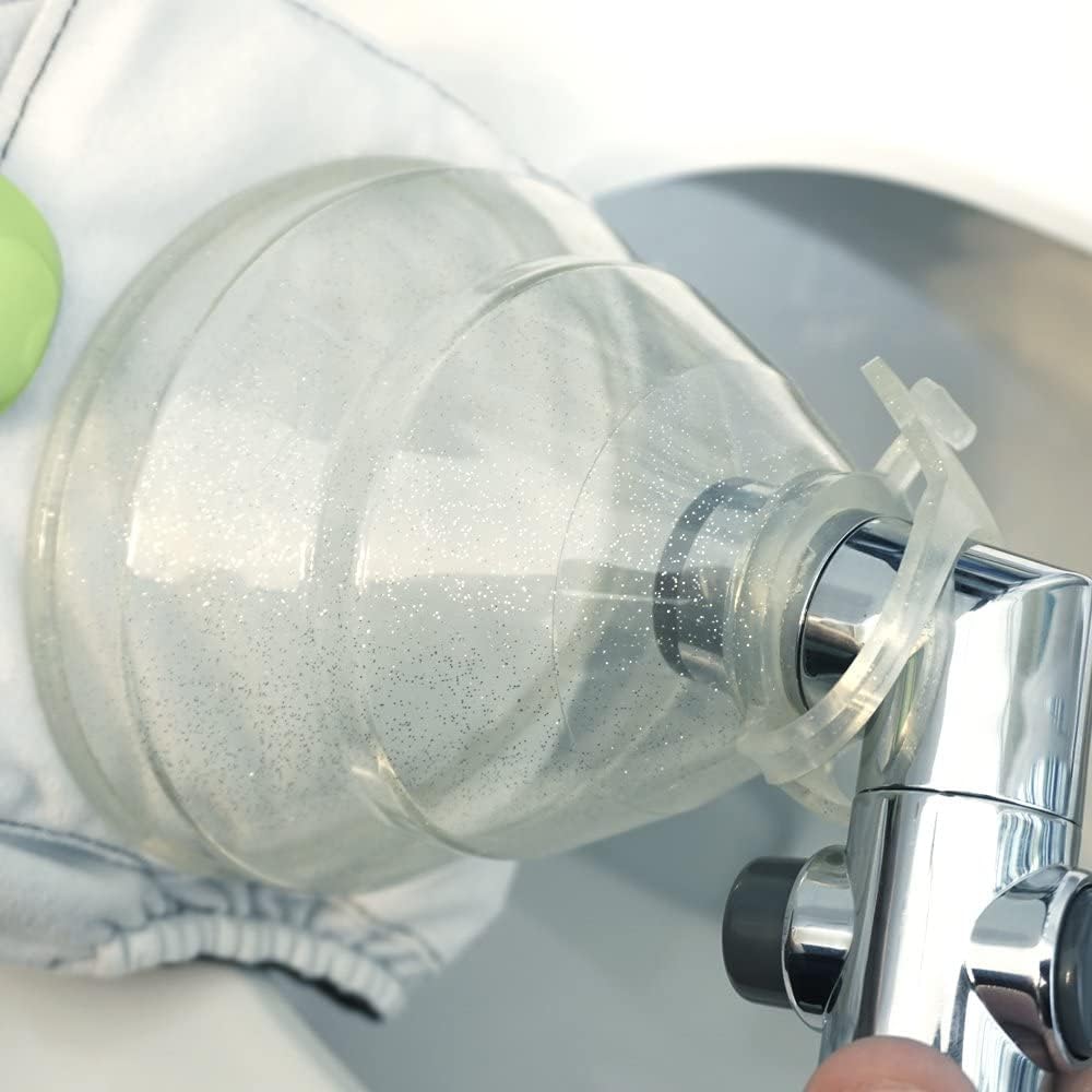 Diaper Dawgs Cloth Diaper Sprayer Splatter Shield with Gusset Stretcher ...