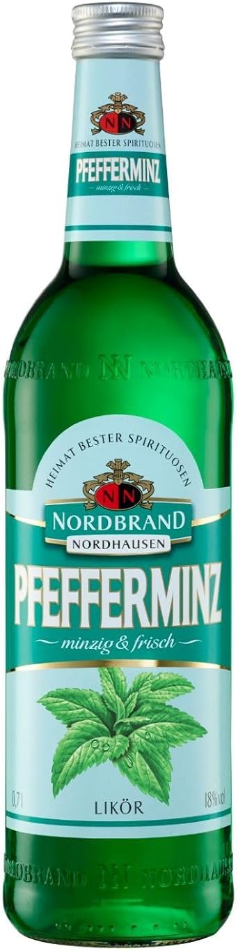 Nordbrand Pfefferminzlikör Kräuter "Pfeffi", 700ml : Amazon.de ...