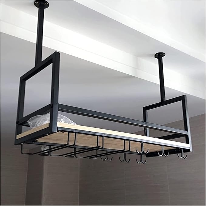 Hanging Ceiling Shelf Industrial Ceiling Mount Shelf Hanging Floating ...