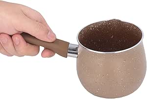 Amazon.com: HYWHUYANG Mini Milk Coffee Pot, Lightweight Nonstick Butter ...