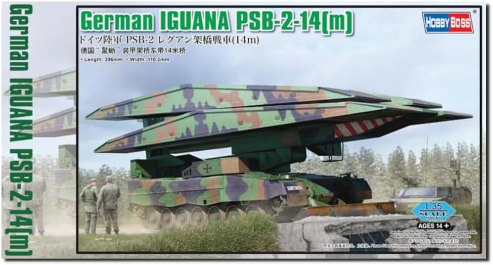 HobbyBoss 84570 1/35 Leguan PSB-2-14 m Modellbausatz, Mehrfarbig: Amazon.de: Spielzeug