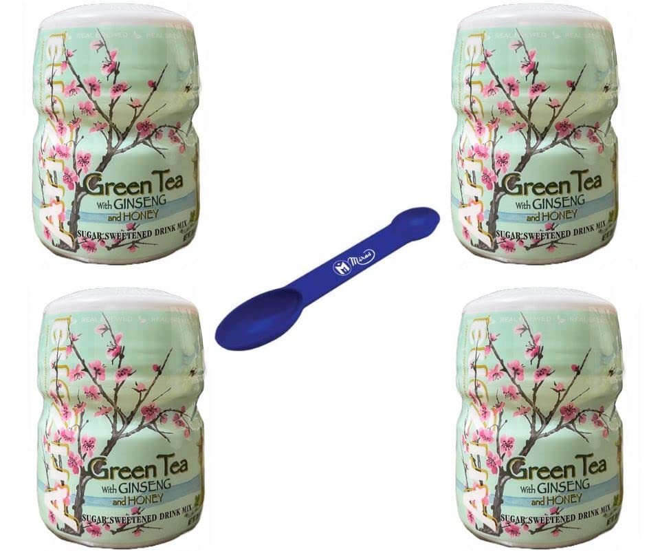 Buy (Pack of 4) Arizona Green Tea with Ginseng & Honey Sugar Sweetened ...