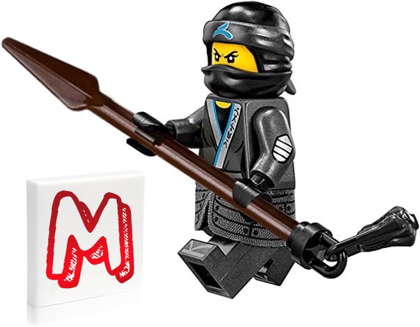 Amazon.com: LEGO Ninjago Movie Minfigure: NYA in Ninja Suit with Weapon ...