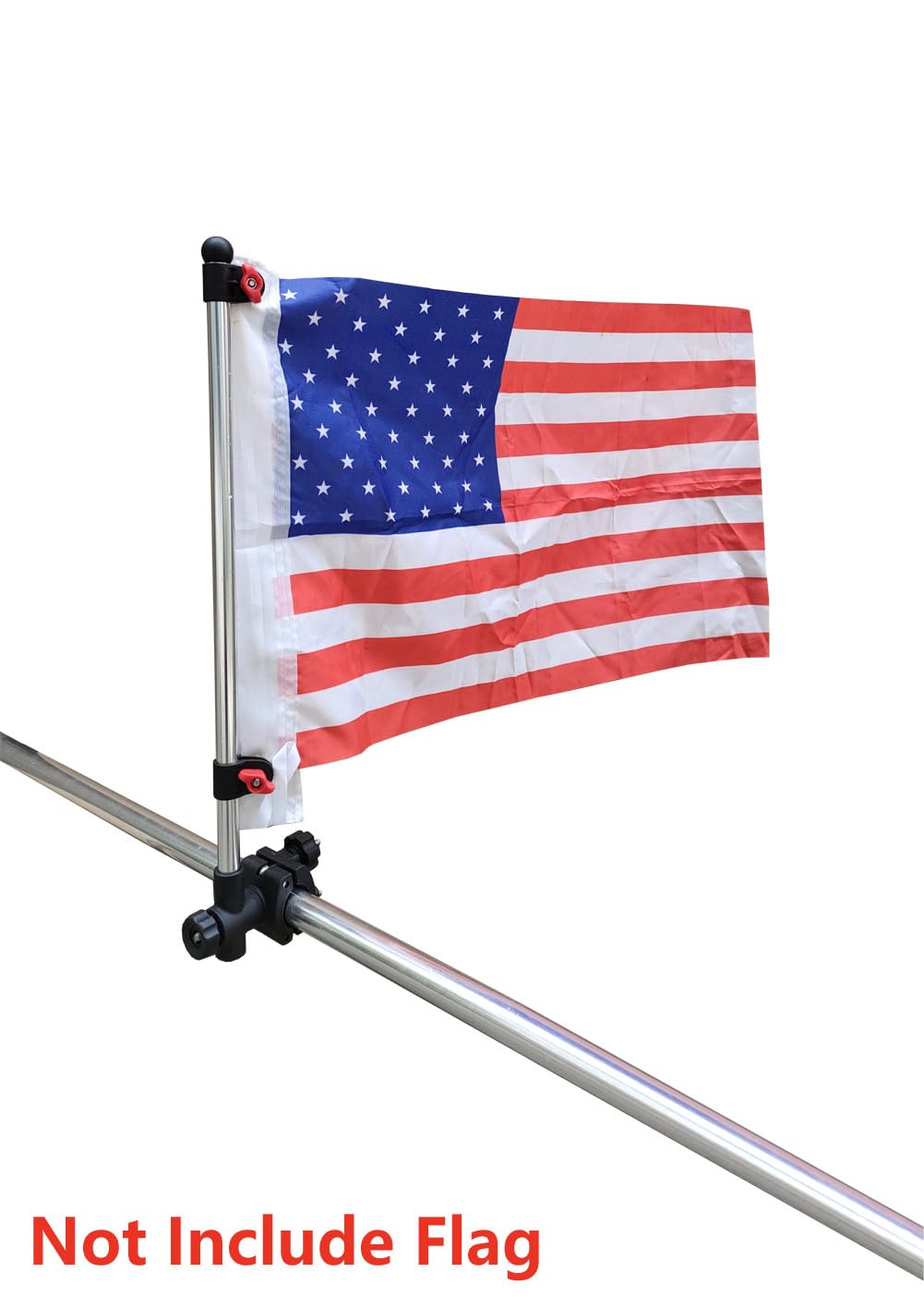 Snapklik.com : Boat Rail Mount Flag Pole/Boat Flag Pole For Rail Mount ...