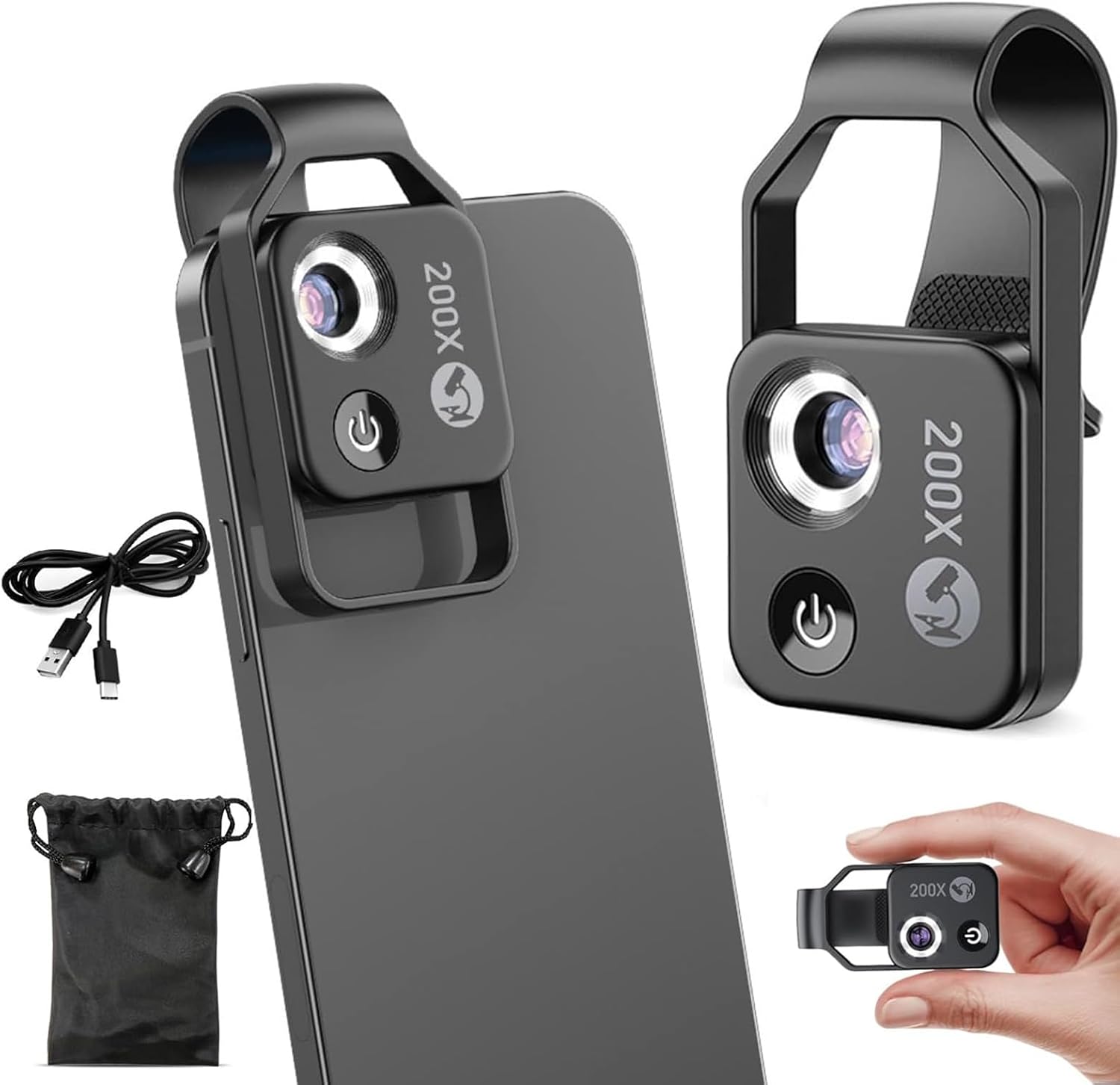 Amazon.co.jp: Nanozoom 200x Magnification Zoom, Nanozoom Cell Phone ...