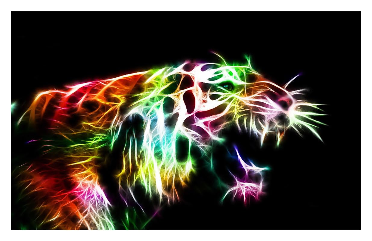 HK PRINTS Tiger Wall Poster for Room (12x18 Inch, 300 GSM Paper, Gloss ...