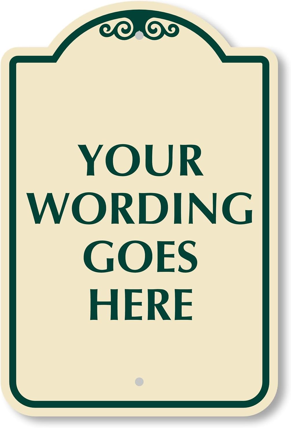 Amazon.com: SmartSign 12" x 18" Designer Custom Sign, Add Your Wording ...