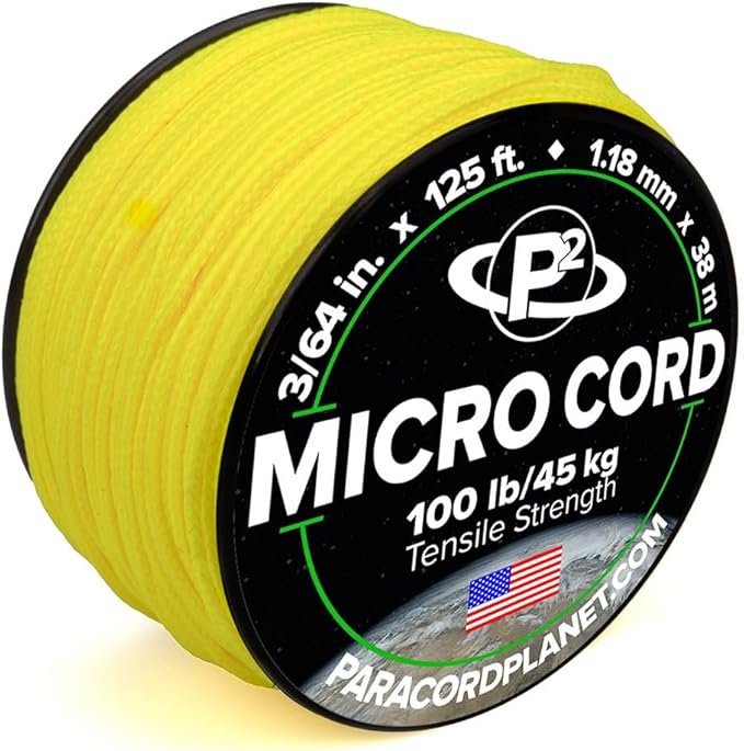 Amazon.com: Paracord Planet Micro Paracord – Thin Braided Cord for ...