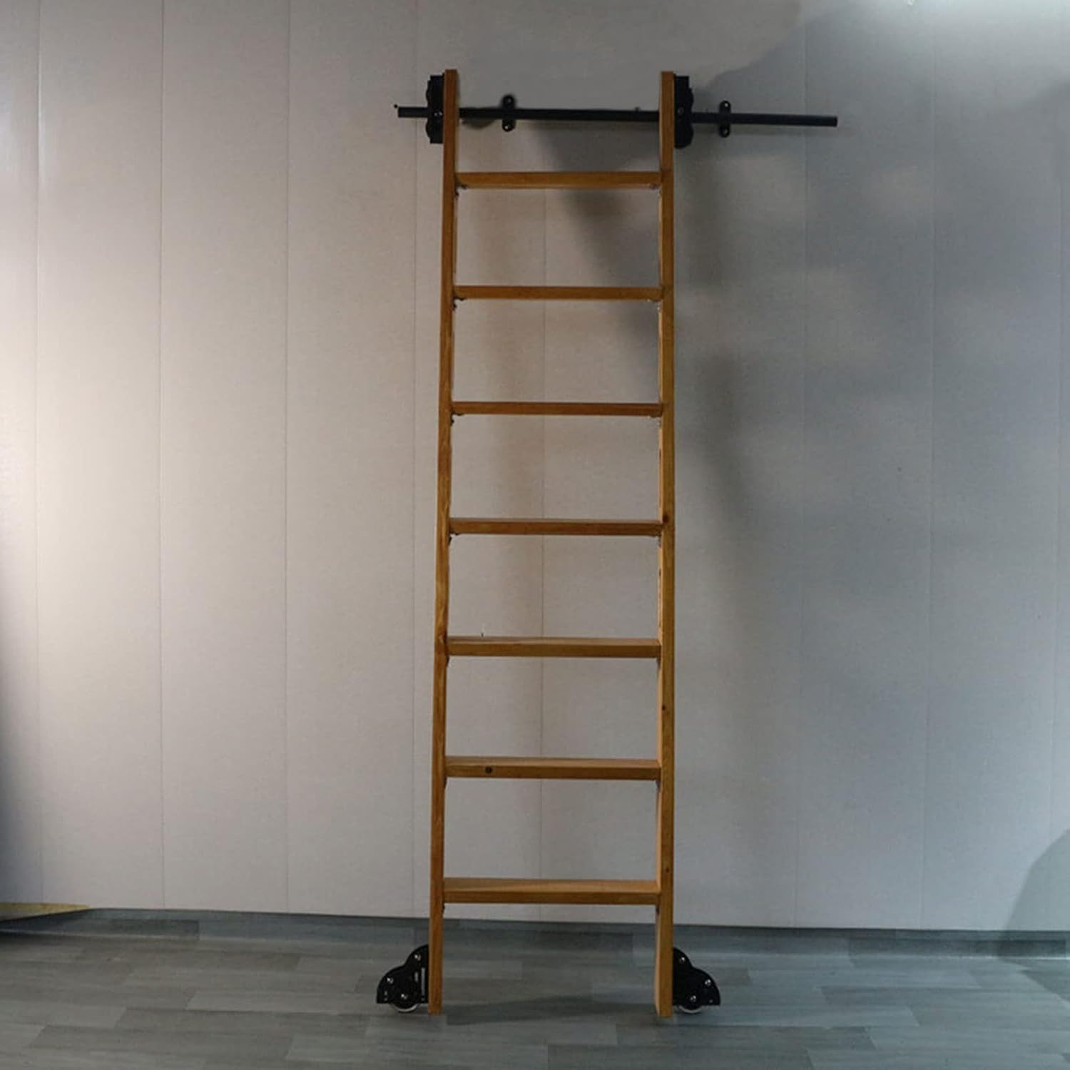 Amazon.com: Rolling Ladder Hardware Library Sliding Ladder Hardware Kit ...