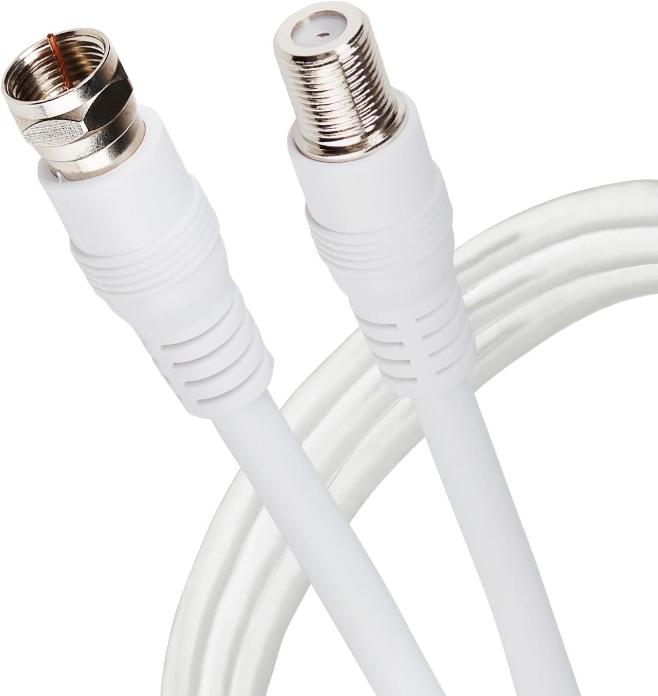 Maplin 3m TV Satellite Coaxial Cable, F Type Male to F Type F Male Coax ...