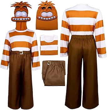 Amazon.com: Anxiety Cosplay Costume Outfit Fear Anger Cosplay Costume ...