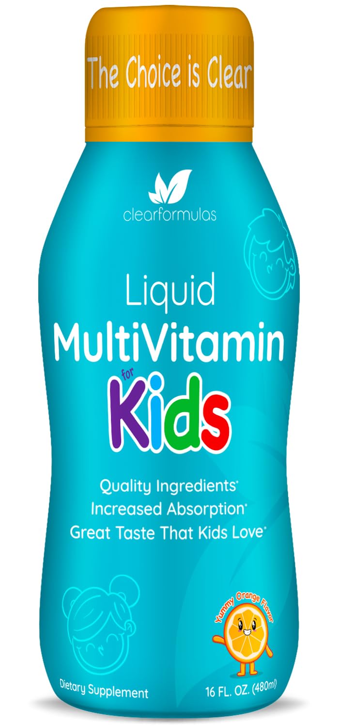 Amazon.com: Sugar Free Liquid Multivitamin for Kids - High Absorption ...