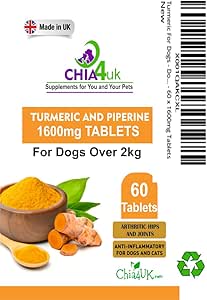 Turmeric For dogs - Pain Relief Anti Inflammatory for Hips and Joints ...