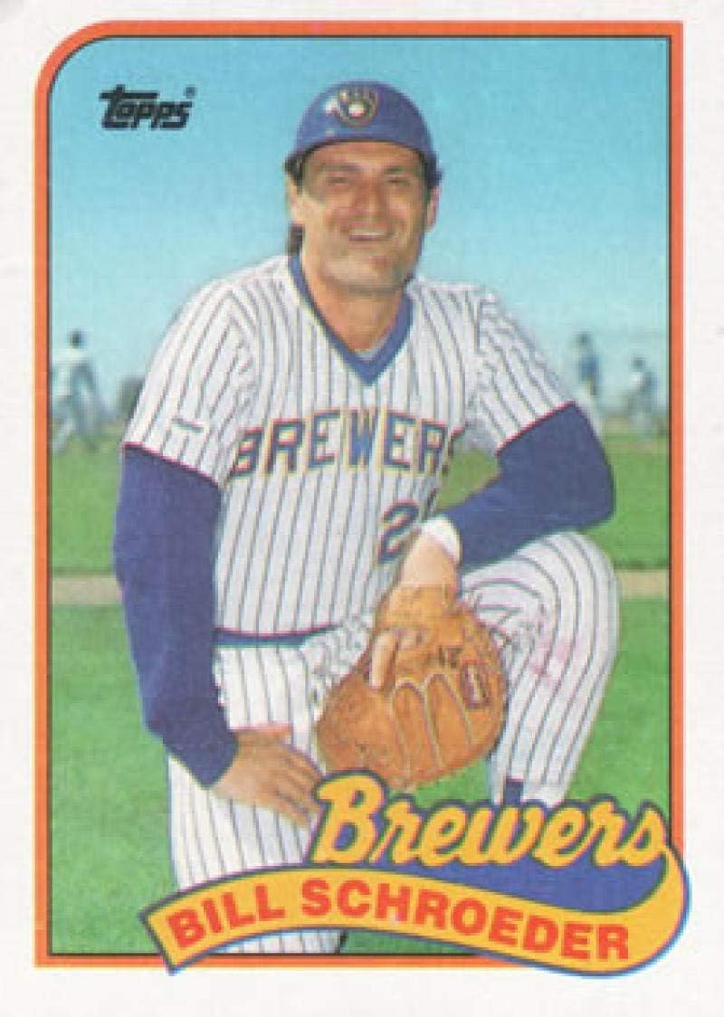 Amazon.com: 1989 Topps Tiffany #563 Bill Schroeder MLB Baseball Trading ...