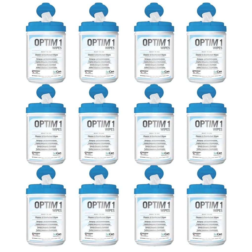Amazon.com: OPTIM 1 Wipes: One-Step Cleaner & Intermediate Disinfectant ...