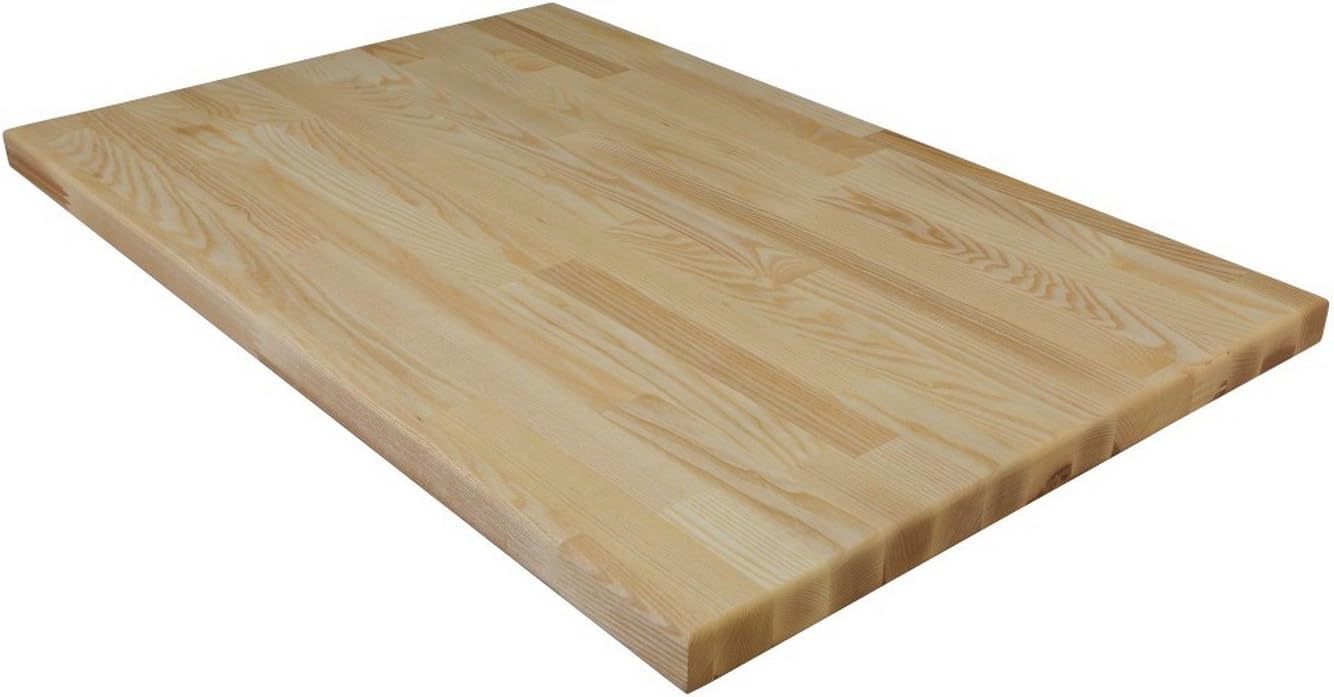 Amazon.com: Solid Prime Ash Block Style Wooden Worktop - 2m x 650mm x ...