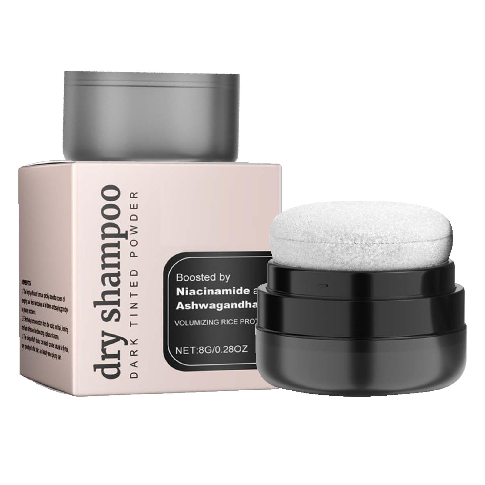 Dry Shampoo Powder, Non Aerosol Dry Shampoo For Travel, Mattifying Root ...