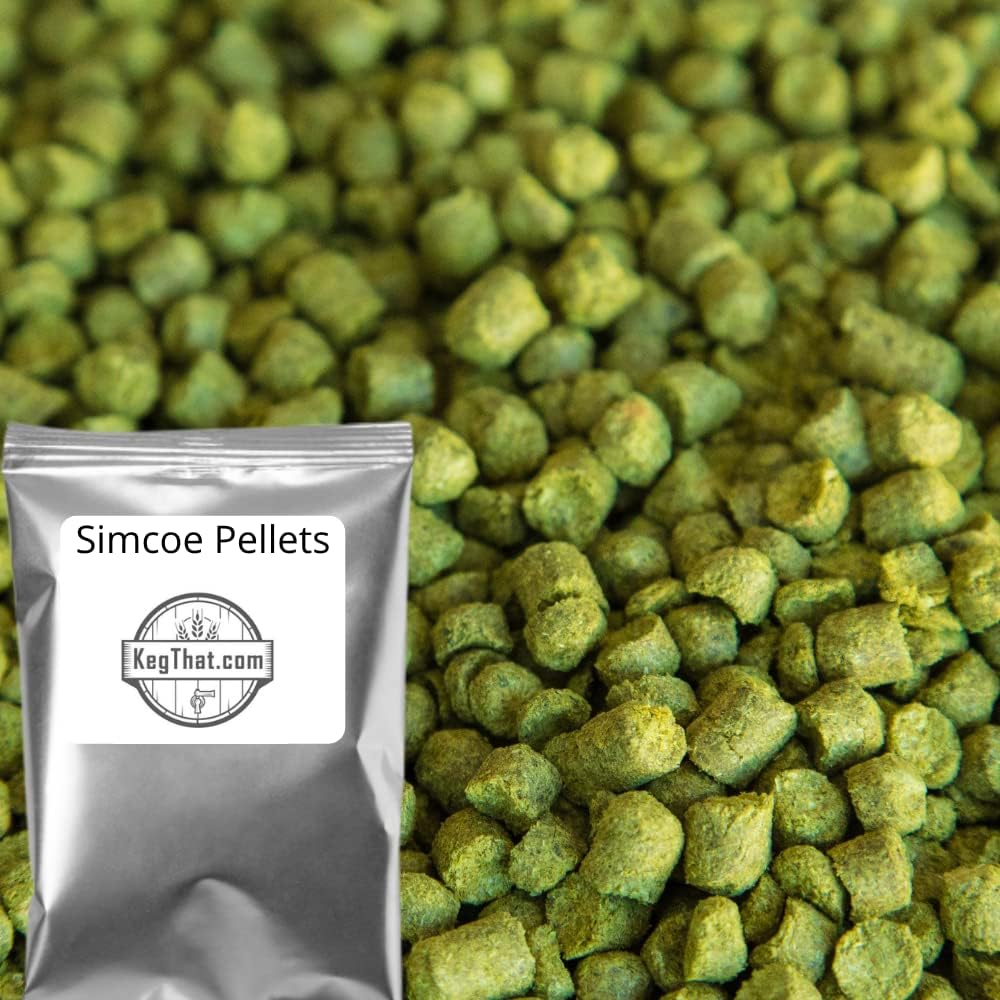 100g Simcoe Hop Pellets | Vacuum Sealed & Nitro Flushed | Best Home ...