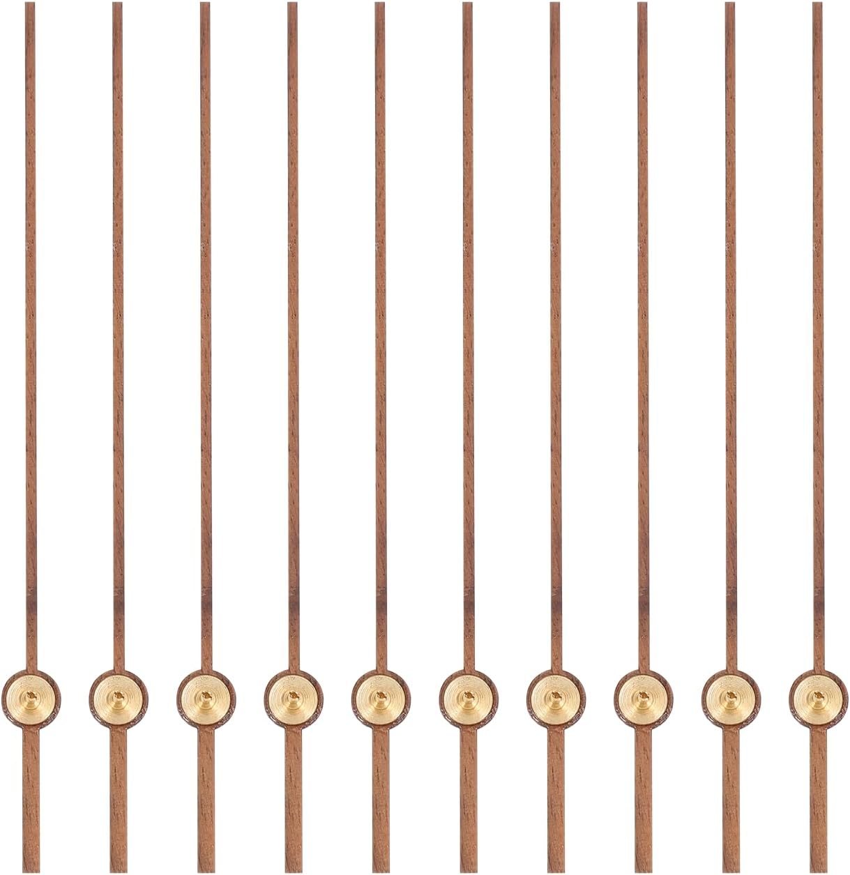 Amazon.com: EXCEART 10pcs Wooden Second Hand Clock Parts DIY Kits Wood ...