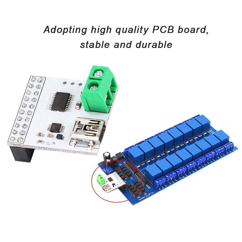 Buy 5V 16 Channel USB Relay Module Computer Switch Control, USB Control ...