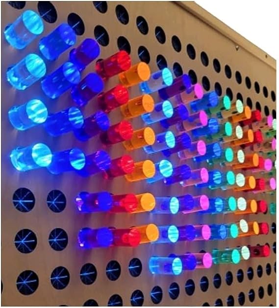 Amazon.com: Sensory Crafters Giant 38" x 27" LED Pegboard: Bright ...